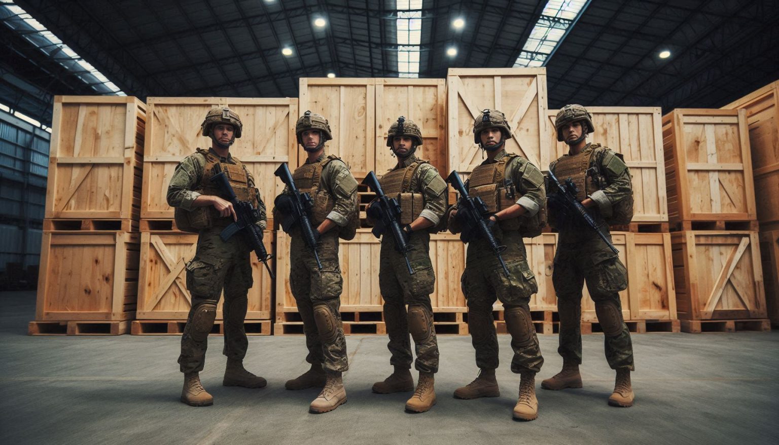 Military Crates | Custom Mil-Spec Wood Crates for Defense & Export