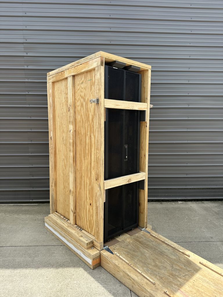 Shock Pallets for Server Racks & Fragile Cargo | J&L Wood